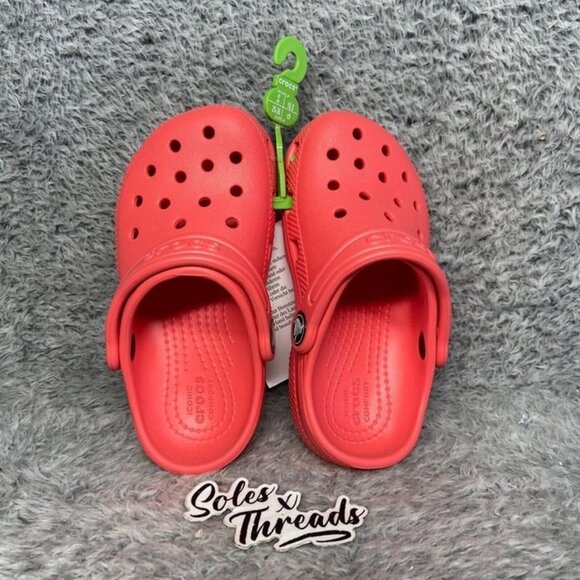 CROCS | Shoes | Crocs Classic Clogs Toddler Size C Neon Watermelon ...